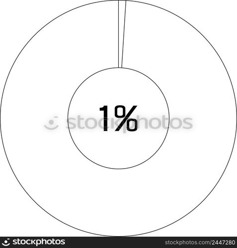 1 pie chart percentage infographic round pie chart percentage ...