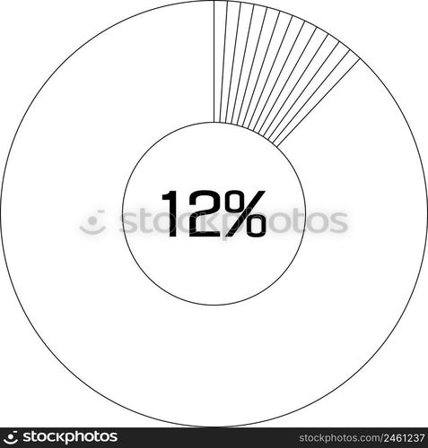 12 pie chart percentage infographic round pie chart percentage ...