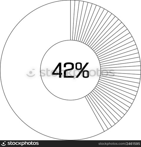 42 pie chart percentage infographic round pie chart percentage ...