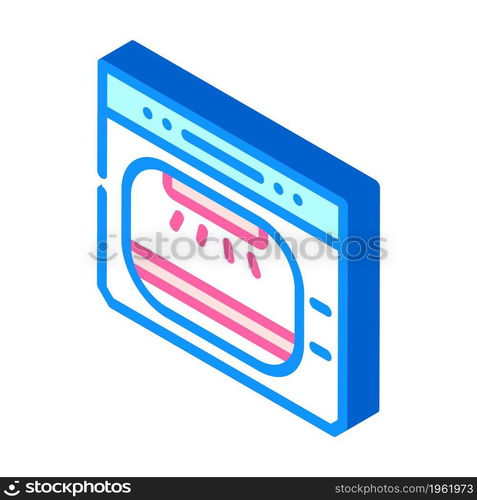 autoclave laboratory electronic equipment isometric icon vector ...