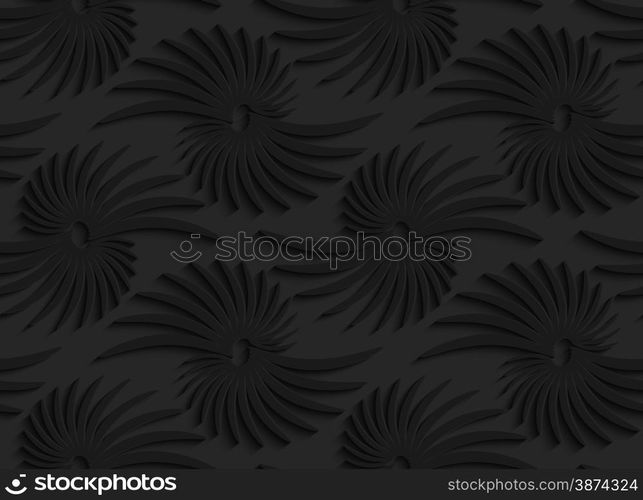 Black 3D seamless background. Dark pattern with realistic shadow.Black ...