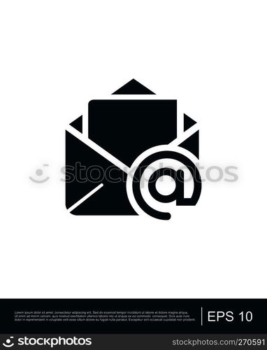 Business Email icon template — Stockphotos.com