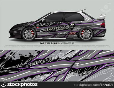 Car wrap decal design vector. abstract Graphic background kit designs ...