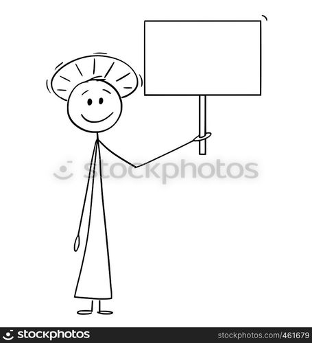 Cartoon stick figure drawing conceptual illustration of holy man or ...
