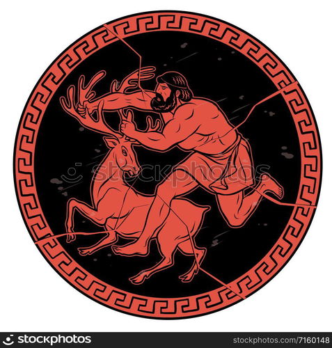 Ceryneian Hind. Cerynitis or the Golden Hind. 12 Labours of Hercules ...