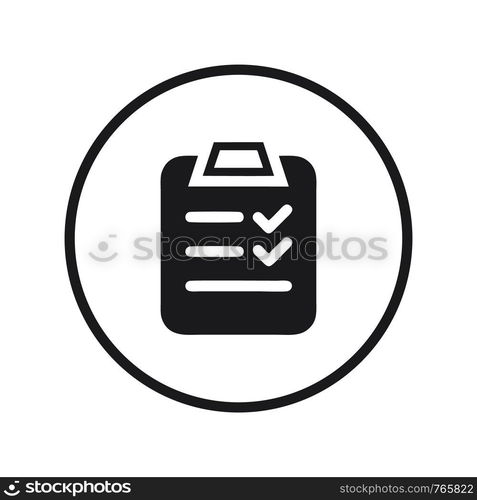 Check list, check mark, Check item, check mark icon vector logo ...