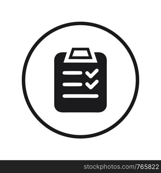 Check list, check mark, Check item, check mark icon vector logo ...