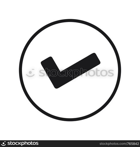 Check list, check mark, Check item, check mark icon vector logo ...