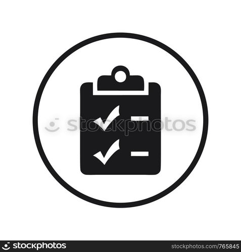 Check list, check mark, Check item, check mark icon vector logo ...