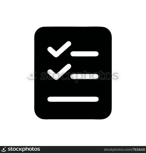 Check list, check mark, Check item, check mark icon vector logo ...