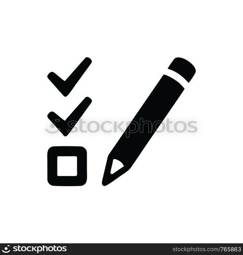 Check list, check mark, Check item, check mark icon vector logo ...