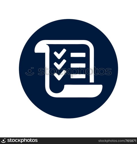 Check list, check mark, Check item, check mark icon vector logo ...