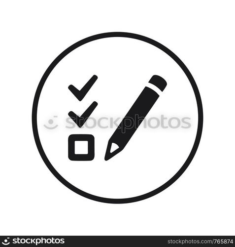 Check list, check mark, Check item, check mark icon vector logo ...
