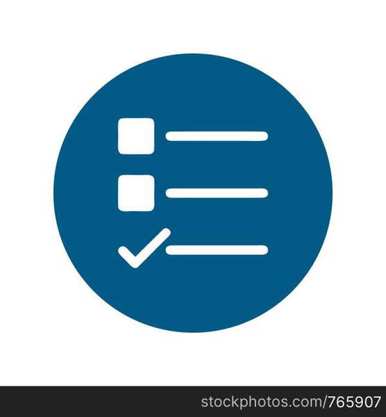 Check list, check mark, Check item, check mark icon vector logo ...