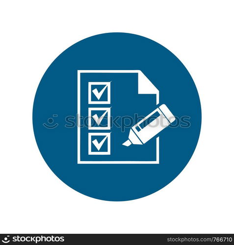 Check list, check mark, Check item, check mark icon vector logo ...