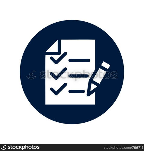 Check list, check mark, Check item, check mark icon vector logo ...