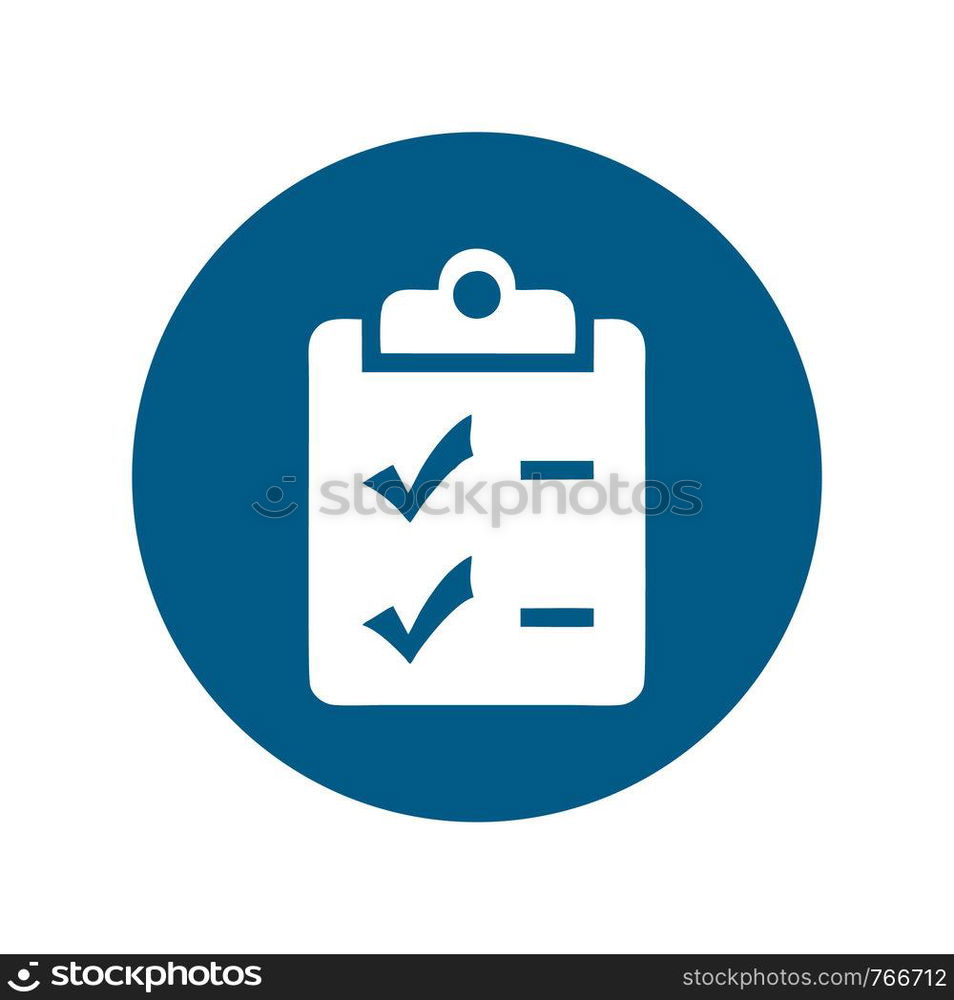 Check list, check mark, Check item, check mark icon vector logo ...