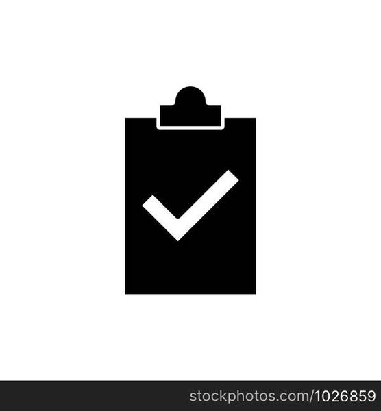 Check list, check mark, Check item, check mark icon vector logo ...