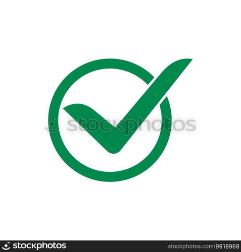 check mark icon vector illustration design template Check mark icon ...