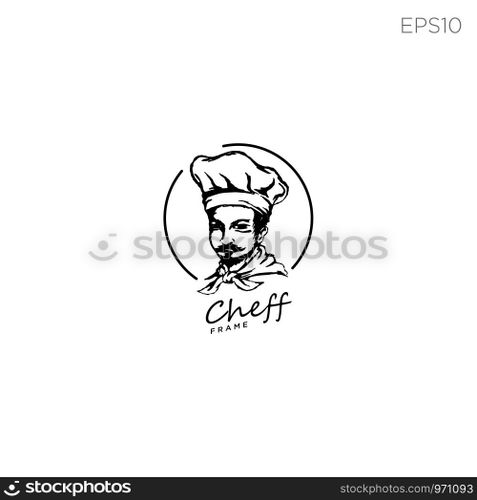 cheff logo icon or symbol vector illustration element isolated - vector ...