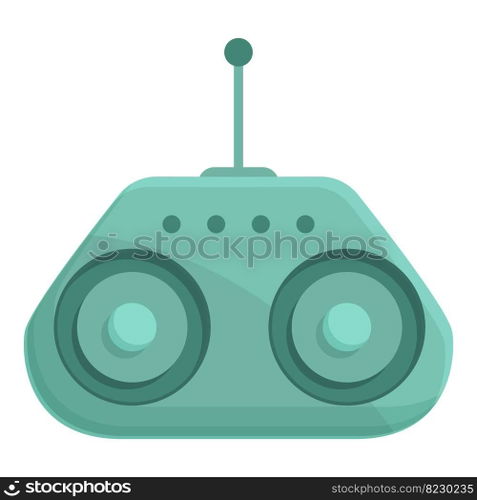 Child joystick icon cartoon vector. Remote control. Model machine ...