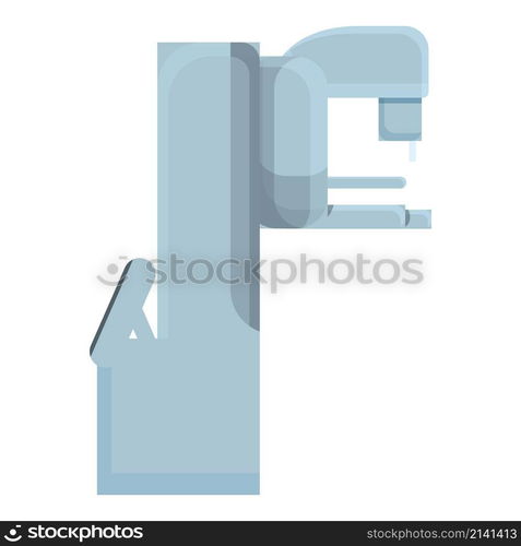 Clinic mammography machine icon cartoon vector. Breast mammogram ...