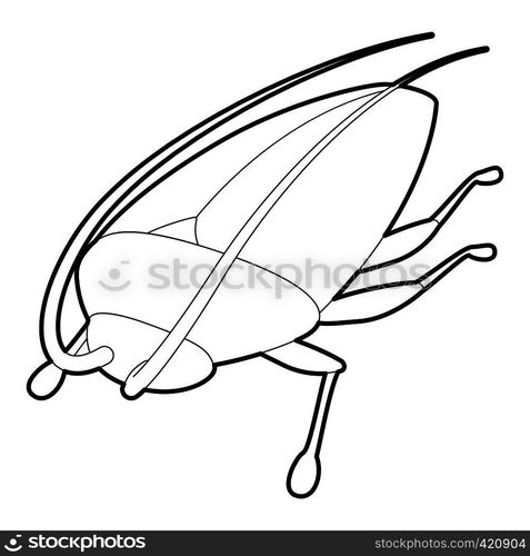 Cockroach icon. Outline illustration of cockroach vector icon for web ...