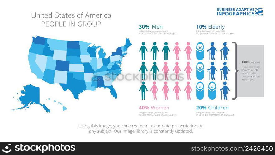 Comparison infographics. Percentage diagram, map chart, layout ...