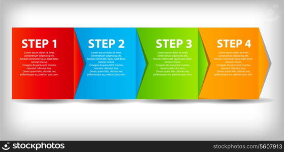 concept of business process improvements chart. Vector illustration ...