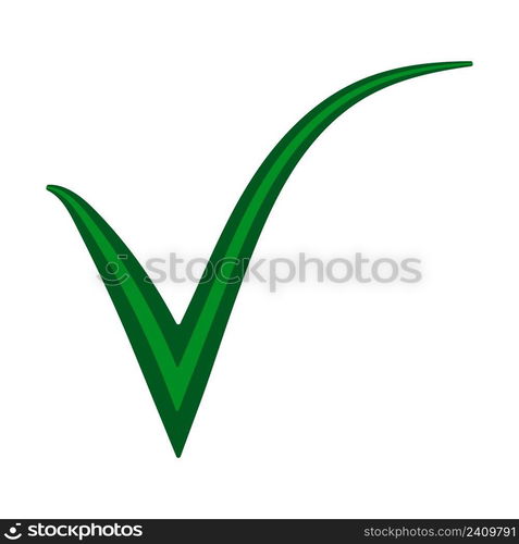 Double green check mark approval confirmation mark verification check ...