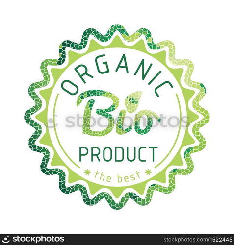 Eco Labels Bio template. Ecology theme.Design elements.. Eco Labels Bio ...