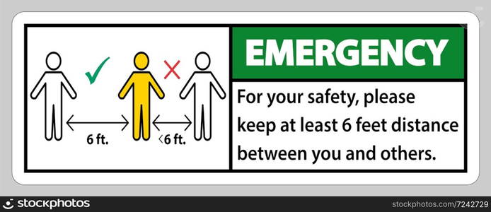 Safety Instructions Keep 6 Feet Distance,For your safety,please keep at ...