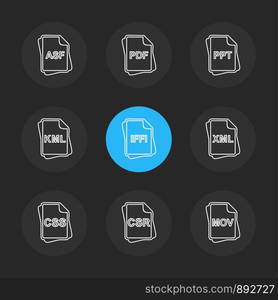 file type , files , documents , file , doc , ai , psd , pdf , png , jpg ...