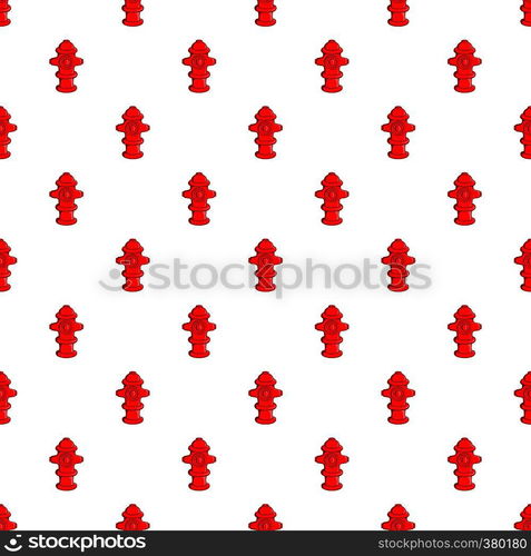 Fire hydrant pattern. Cartoon illustration of fire hydrant vector ...
