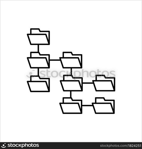 Folder Tree Icon Directory Structure Icon Folder Structure Hierarchy
