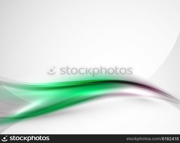 Futuristic green color in wave template. Futuristic green color in wave ...