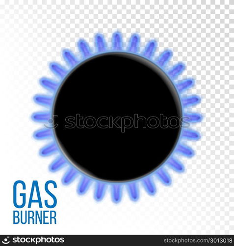 Gas Burner Vector. Kitchen oven. Isolated On Transparent Background ...