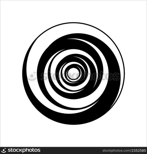 Geometric Concentric Shape Line Art Drawing Vector Art Illustration ...