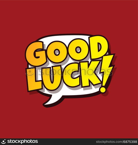 good luck greeting cartoon. cartoon good luck greeting vector art ...