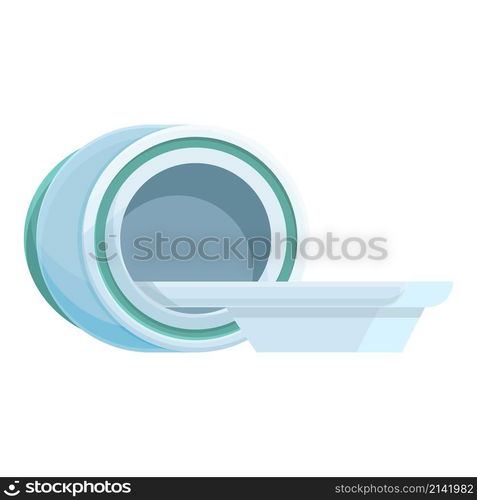 Hospital mri icon cartoon vector. Magnetic tomography. Scan machine ...