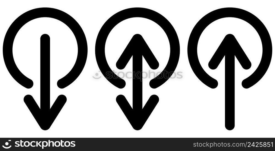 icons sign in and sign out app, buttons enable and disable, on off ...