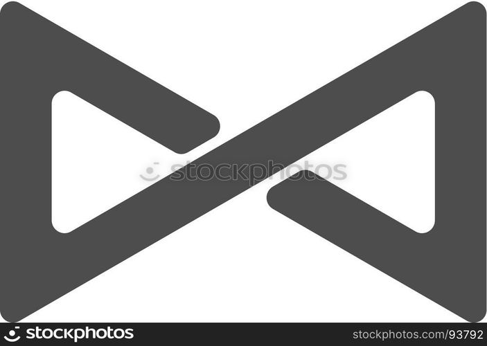 Infinity symbol loop. Figure 8 icon, eternity logo sign in original ...