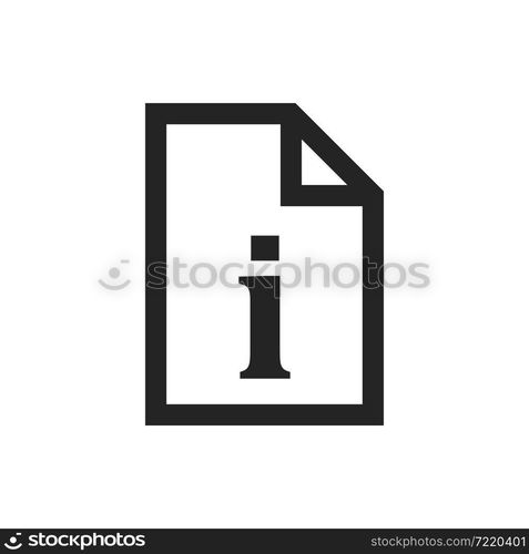 Info symbol. Inform web sign. Ui information icon. Help button in ...