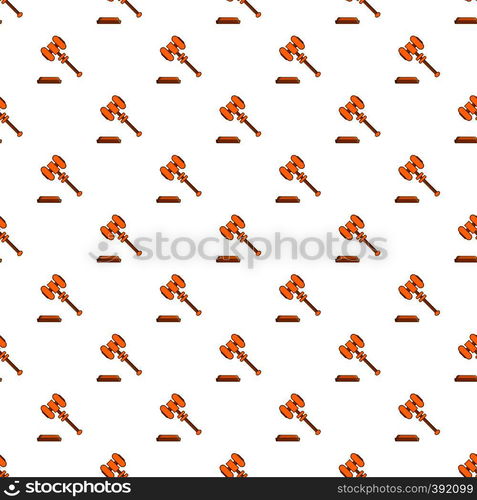 Judges gavel pattern. Cartoon illustration of judges gavel vector ...