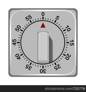 Kitchen timer mockup. Realistic illustration of kitchen timer vector ...