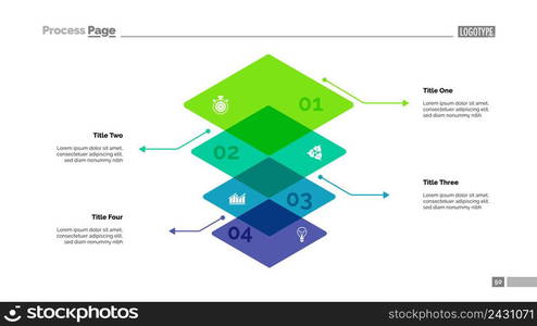 Level chart with five elements. Stage diagram, graph, layout. Creative ...