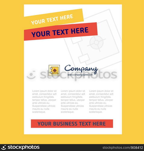 Locker Title Page Design for Company profile ,annual report ...