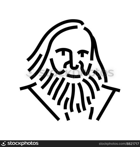 mendeleev chemistry line icon vector. mendeleev chemistry sign ...