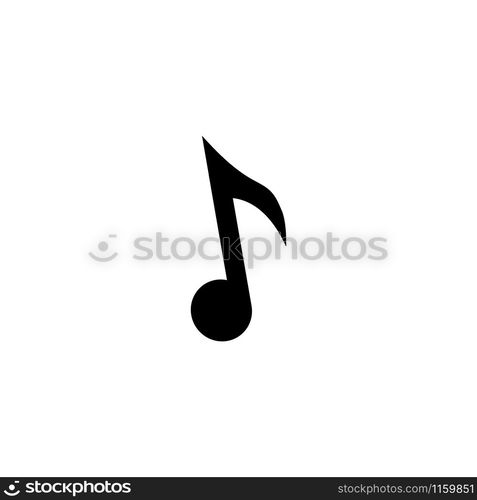 Music note graphic design template vector isolated illustration. Music ...