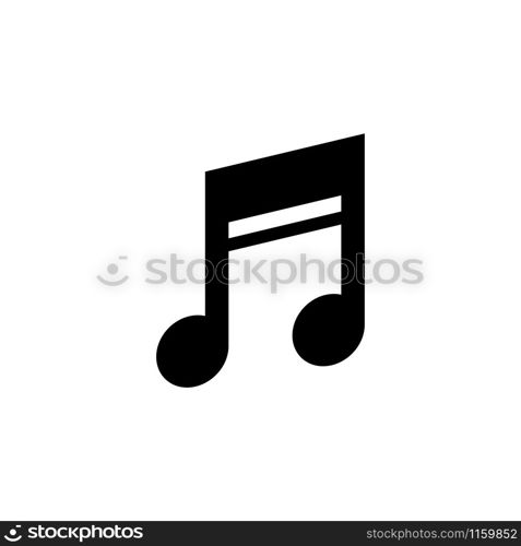 Music note graphic design template vector isolated illustration. Music ...